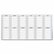 12 Month Dry Erase Planning Calendar | Yearly Whiteboard