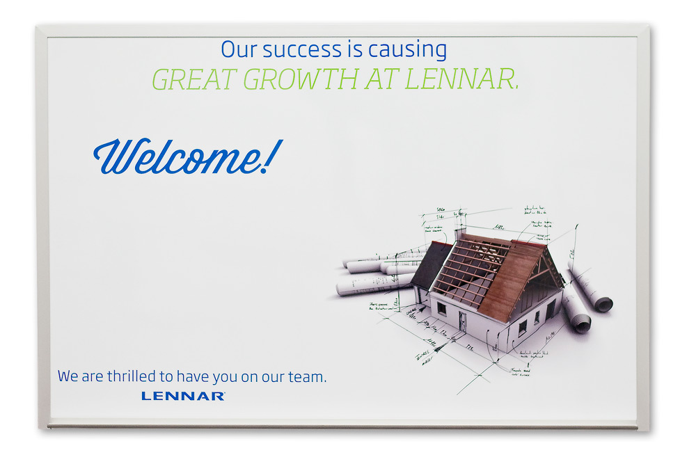 Custom Magnetic Printed Dry Erase Boards by OptiPrint | OptiMA