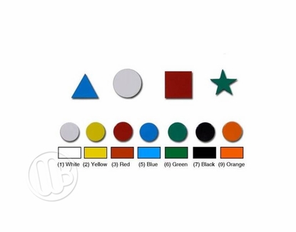 Magnetic Shapes Circles Squares Triangles Stars