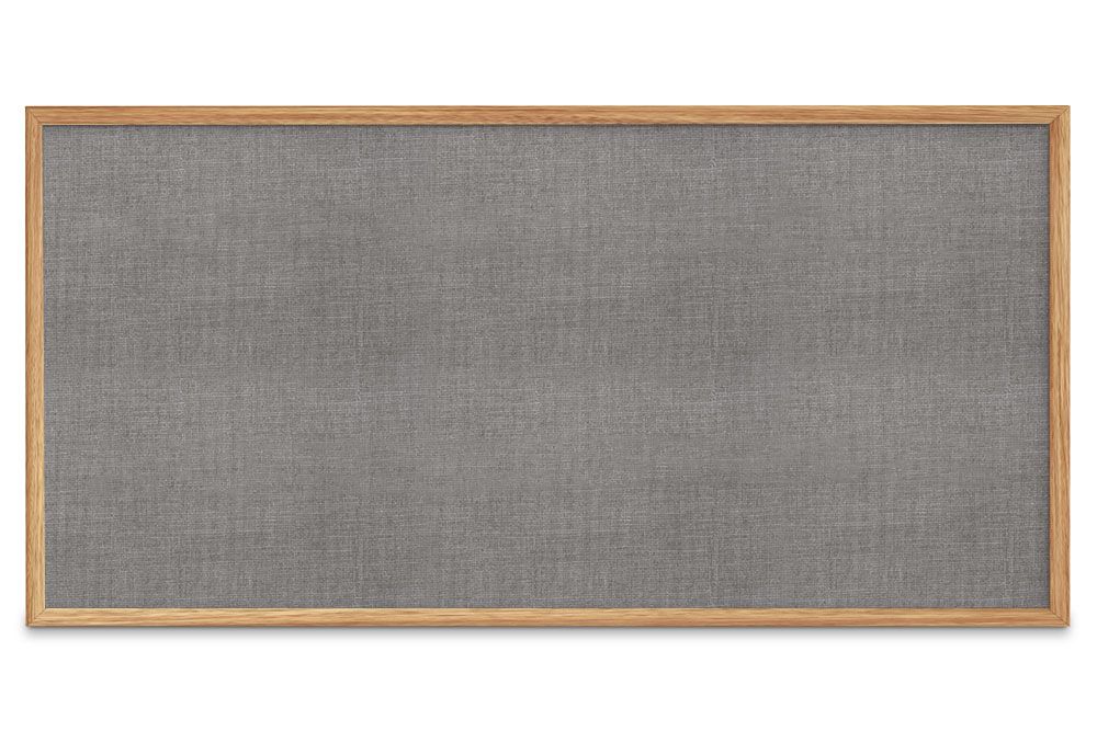 Oak Framed Fabric Tackboard