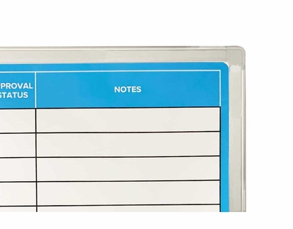 Portable Whiteboard with Custom Printed Dry Erase Magnets
