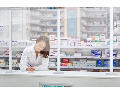 Protective Desk or Counter Shield