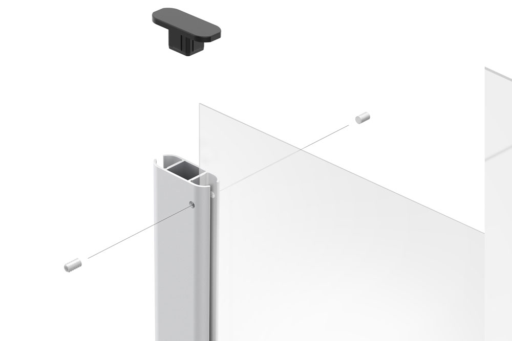 Protective Desk or Counter Shield