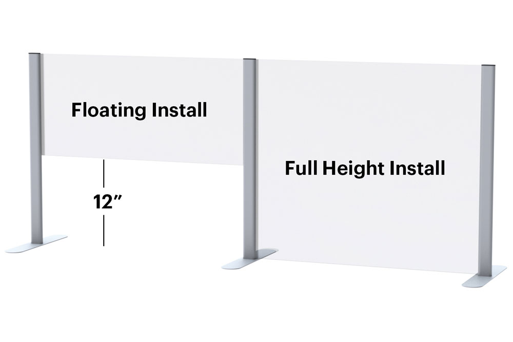Protective Desk or Counter Shield