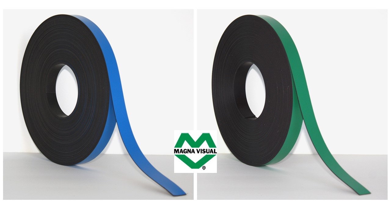 50' Rolls of Write On Wipe Off Magnetic Strips