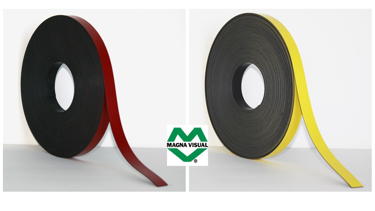 50' Rolls of Write On Wipe Off Magnetic Strips