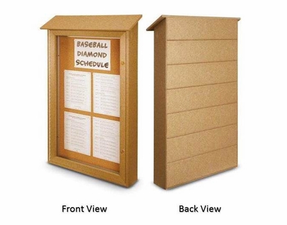 Single Door Outdoor Message Cabinet