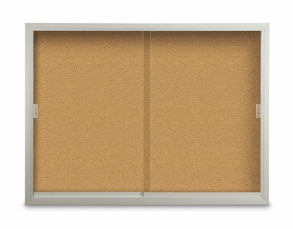 Sliding Glass Enclosed Bulletin Boards