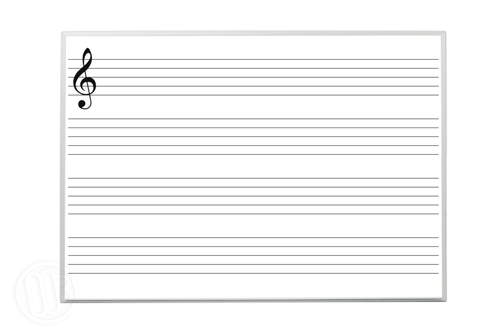 Small Music Staff Dry Erase Boards