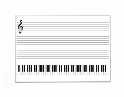 Small Music Staff Dry Erase Boards