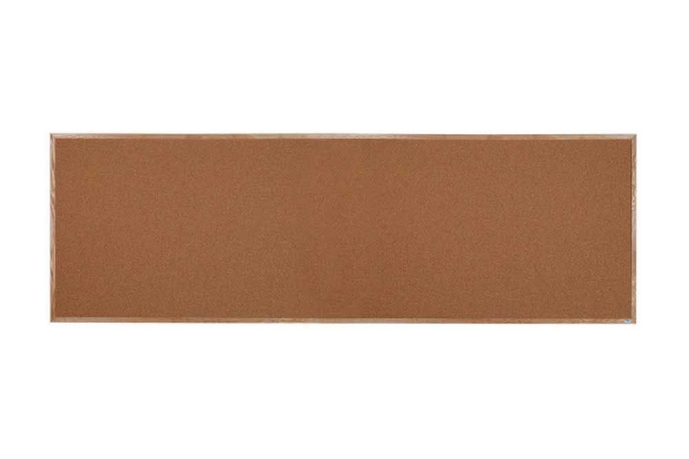 Solid Oak Framed Natural Grain Cork Board