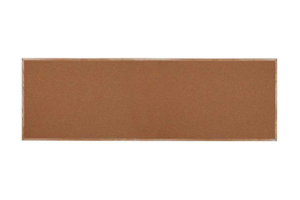 Solid Oak Framed Natural Grain Cork Board