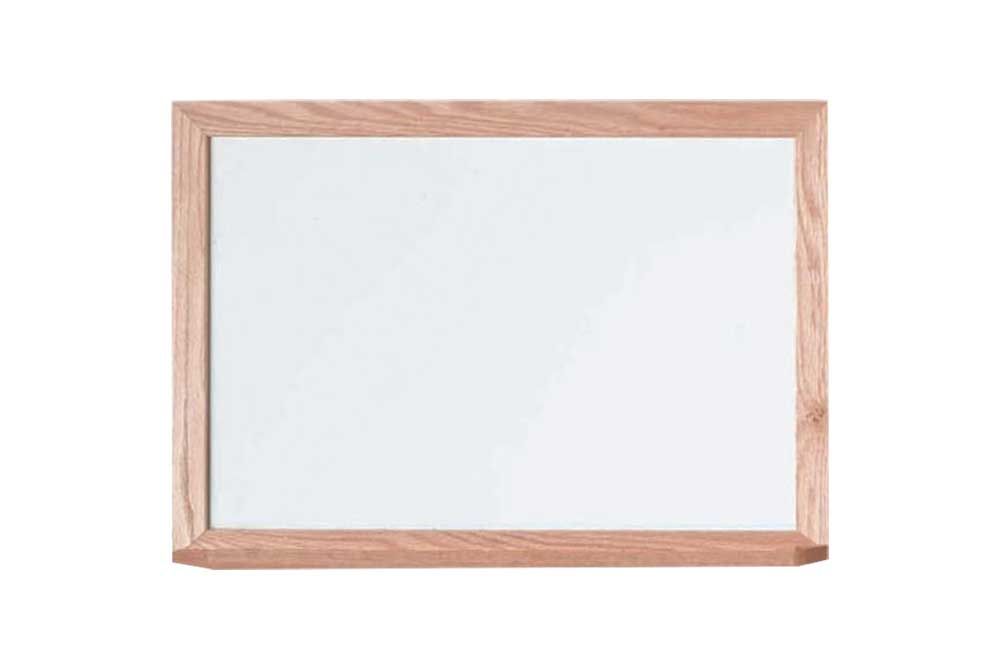 Solid Oak Framed Porcelain Steel Whiteboard