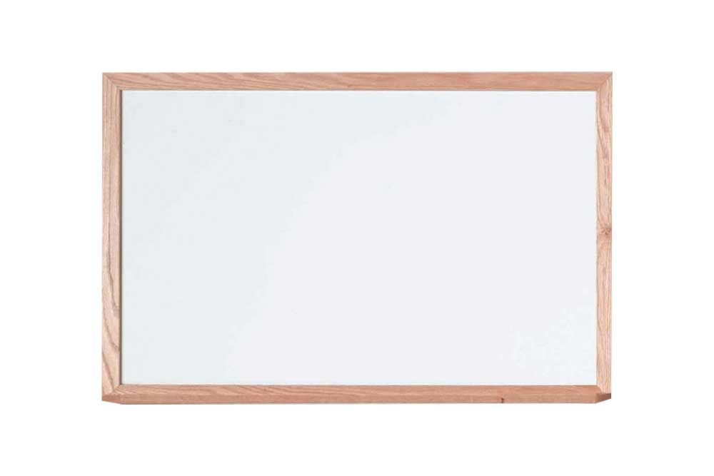 Solid Oak Framed Porcelain Steel Whiteboard