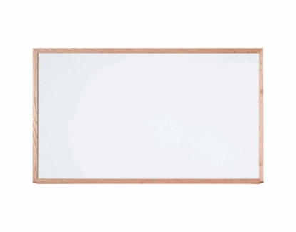 Solid Oak Framed Porcelain Steel Whiteboard