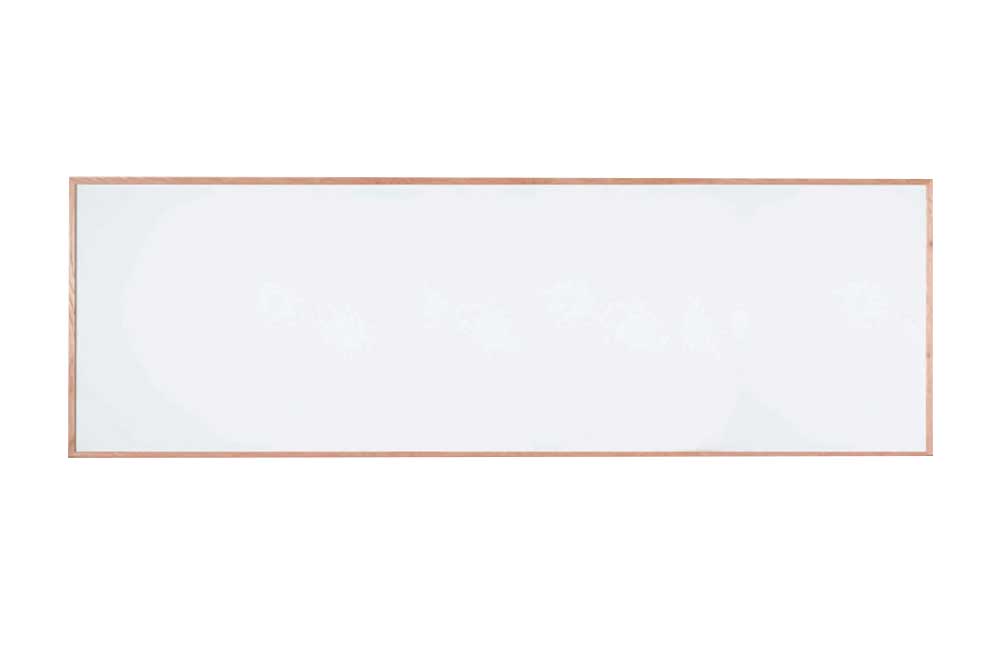 Solid Oak Framed Porcelain Steel Whiteboard