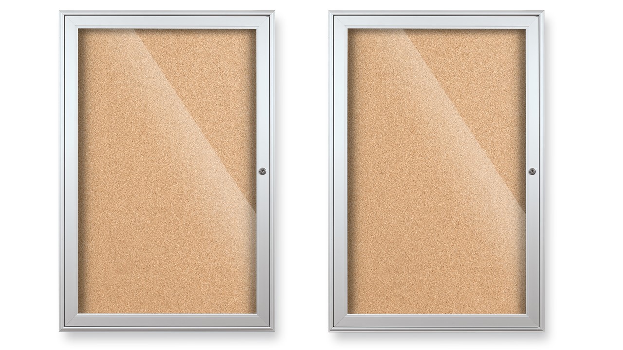 Enclosed Bulletin Board Cabinet | Cabinets Matttroy