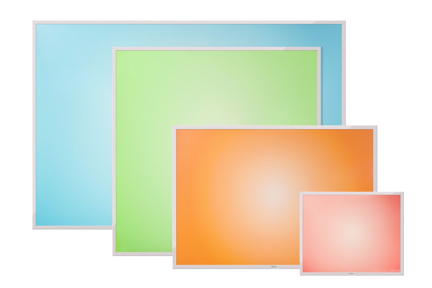 Sunburst Color Whiteboards No Tray