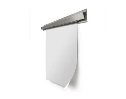 Tackless Paper Display Rails