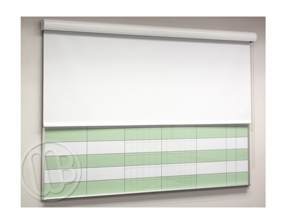 Whiteboard Privacy Screen by HideAway | Pull Down Screen | OptiMA