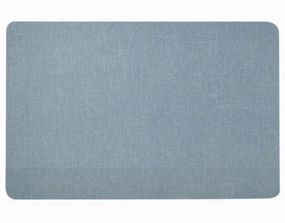 Wrapped Edge Fabric Tackboard, Radius Corner