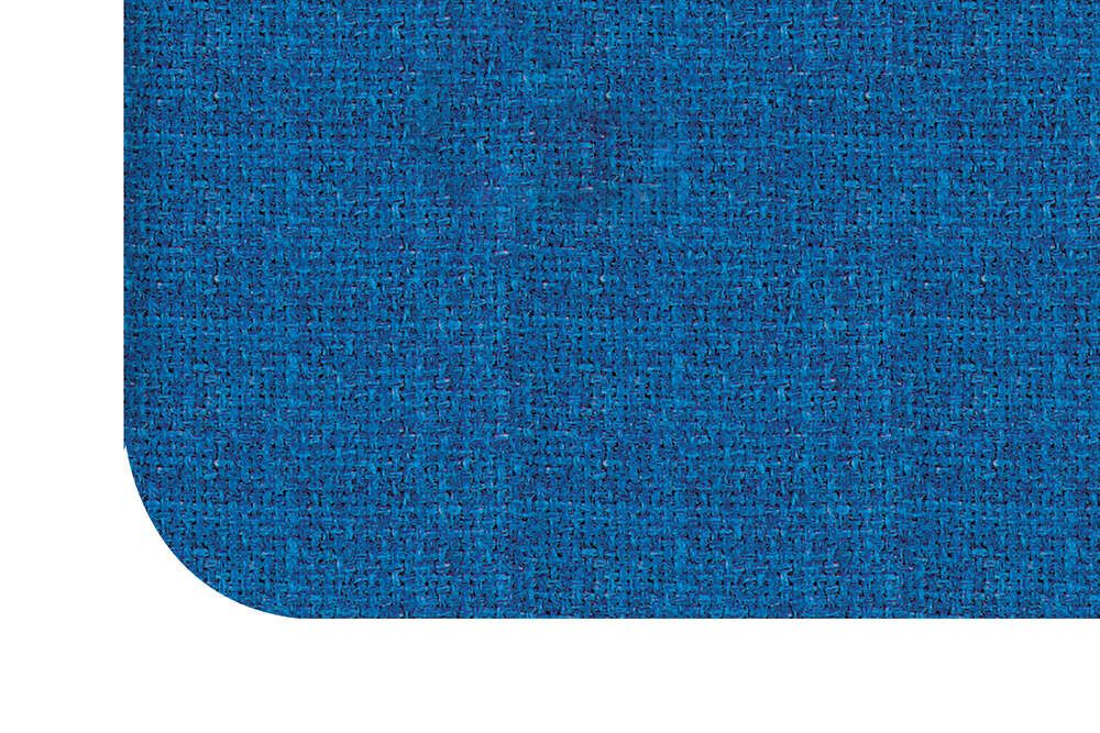 Wrapped Edge Fabric Tackboard, Radius Corner