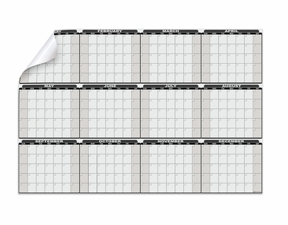 Yearly Dry Erase Calendar Decal