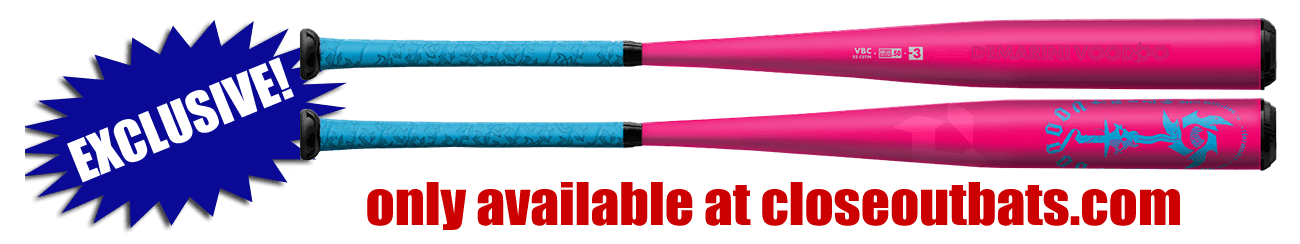 Sale! Buy DeMarini Voodoo One "Pink Cotton Candy" 2-5/8" BBCOR Bat ...