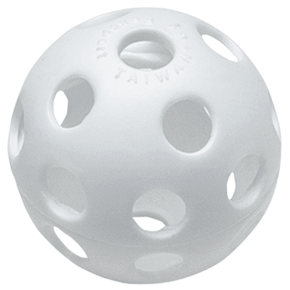 Easton 9" Perforated Plastic White Practice Balls A162686 -- 6 PACK
