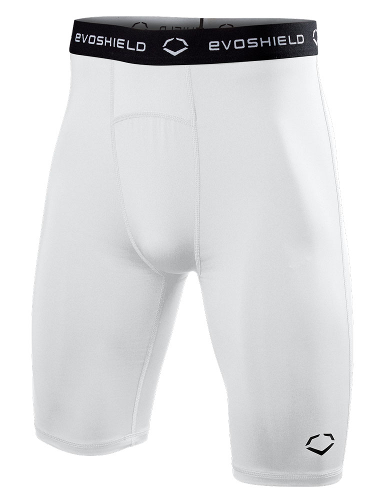 EvoShield Adult White Performance Compression Shorts WTF0200WH