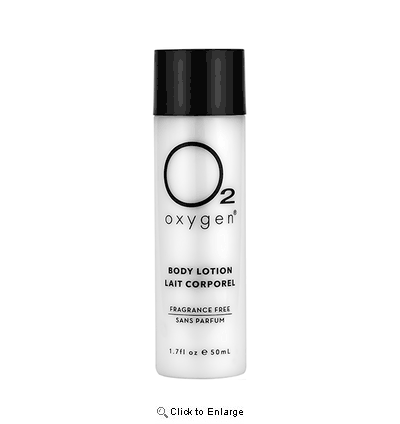 O2 Oxygen Fragrance Free Body Lotion 1.7 Oz