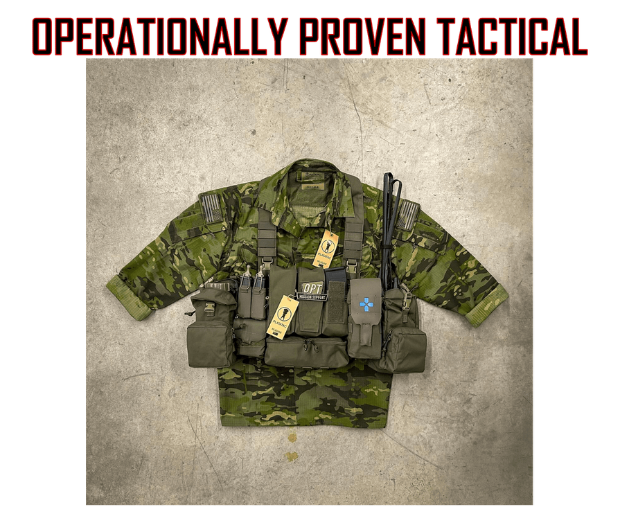 OPERATIONALLY PROVEN TACTICAL GEAR High quality, Operator tested gear.