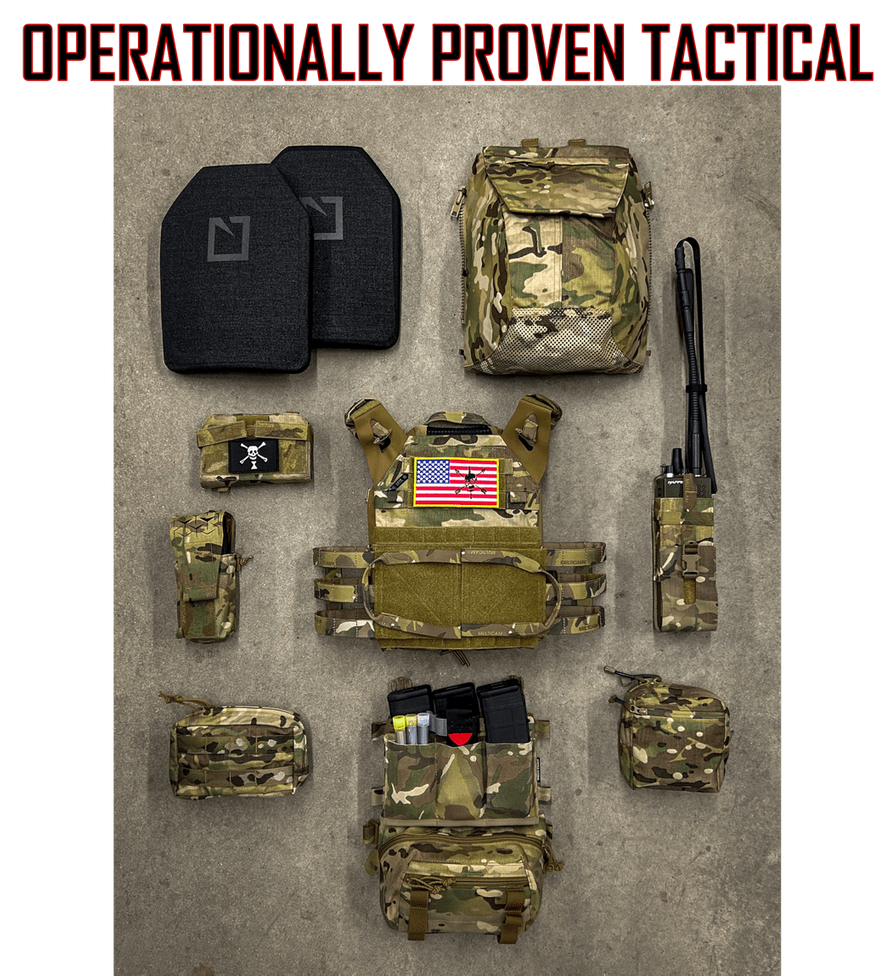 OPERATIONALLY PROVEN TACTICAL GEAR High quality, Operator tested gear.