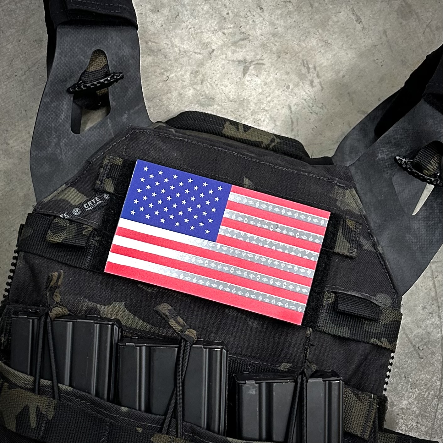 IR.TOOLS Large Infrared IR US Flag Patch (R)