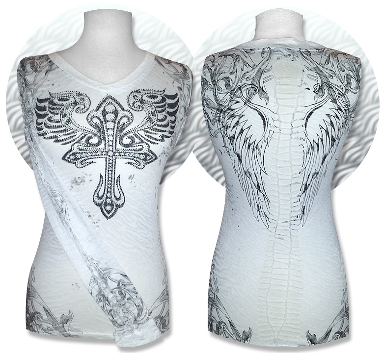 Affliction Wings Tattoos
