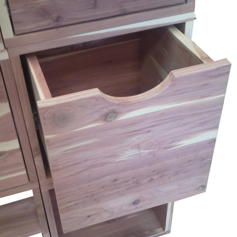 14" Box with 1 Aromatic Cedar Drawers - CedarwoodFurniture.com