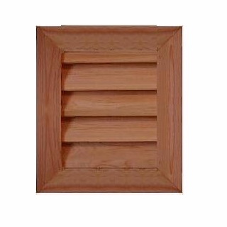 Rectangular and Square Cedar, Wood and PVC Gable Vents