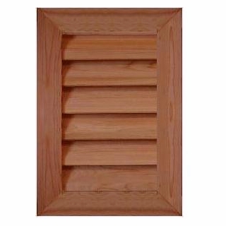 Rectangular and Square Cedar, Wood and PVC Gable Vents
