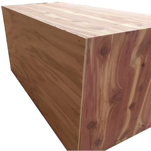 28" Box with 2 Aromatic Cedar Drawers - CedarwoodFurniture.com