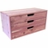28" Box with 3 Aromatic Cedar Drawers - CedarwoodFurniture.com