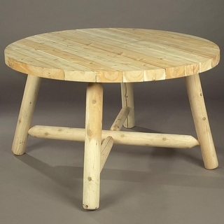 Cedar Wood Log-Style Chairs, Tables and Furniture