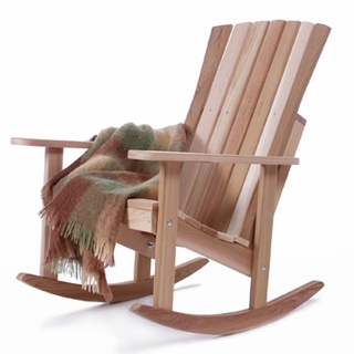 Cedar Wood & Wooden Outdoor Rocking Chairs & Benches