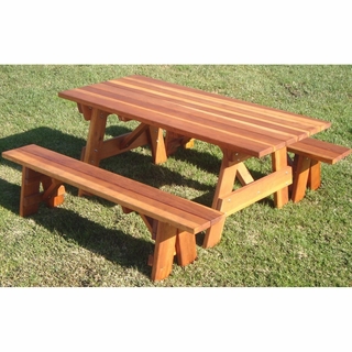Cedar Wood and Pine Wood Picnic Tables and Dining Tables
