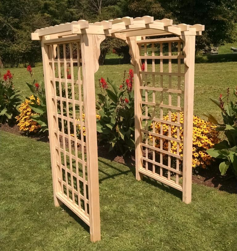 Cambridge Treated Pine Arch Top Arbor|Available In Three Size Variants