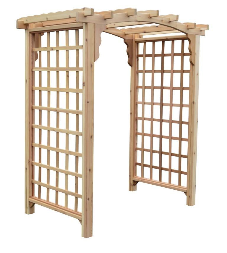 Cambridge Cedar Arch Top Arbor|Finished & Unfinished Variants