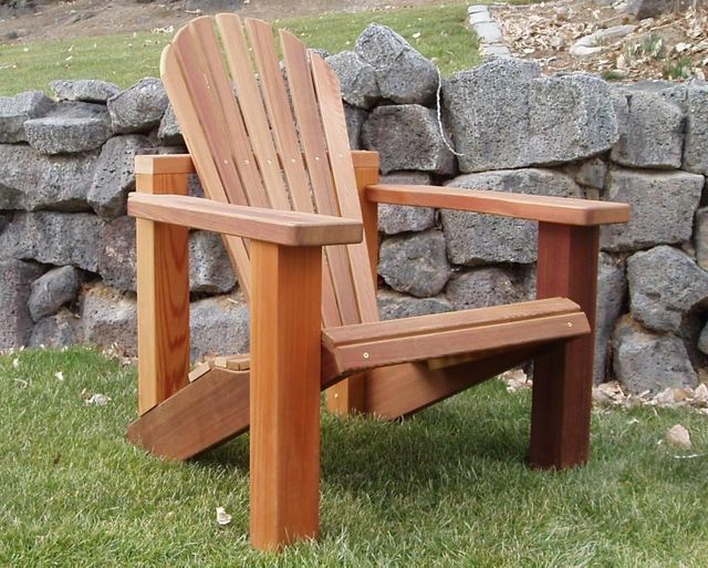 Cedar Adirondack Chairs Available In Both Finished Unfinished Forms