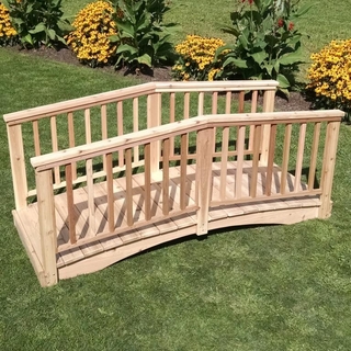 Cedar Wood, Aspen & Pine Garden Bridges and Kits
