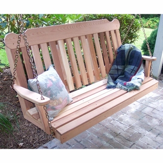 Cedar Wood Porch Swings, Chair Swings and Kits