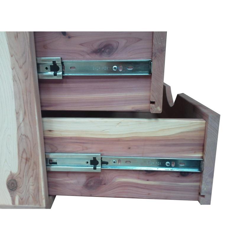 6 Pc Stackable Aromatic Cedar Drawer Unit