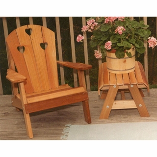 Wood Adirondack Chairs, Ottomans, Kits and Sets